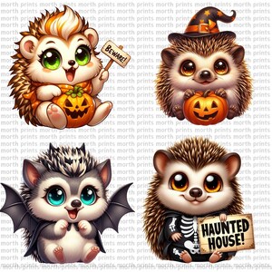 31 PNG Halloween Hedgehog Clipart , Cute Animals, Halloween Clipart ...