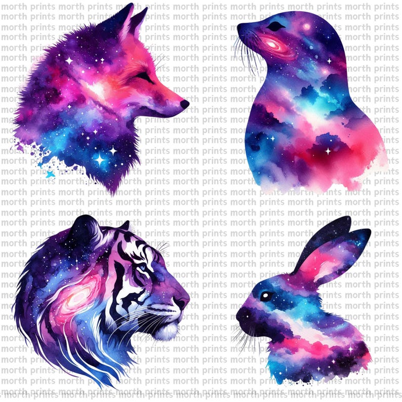 40 PNG Space Animals Clipart Cute Animals, Happy Animals, Space, Rabbit ...