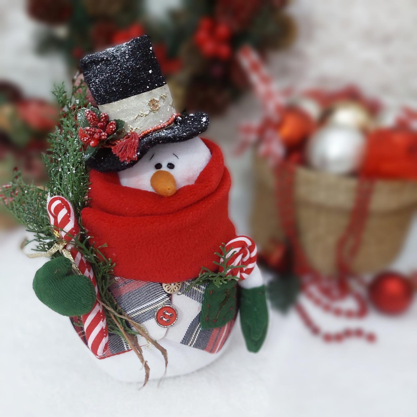 Christmas Snowman Plush Sewing Pattern: DIY New Year Gift (PDF Pattern ...