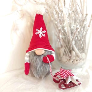 Christmas Gnome With Slide PDF Sewing Pattern & Video Tutorial - Etsy