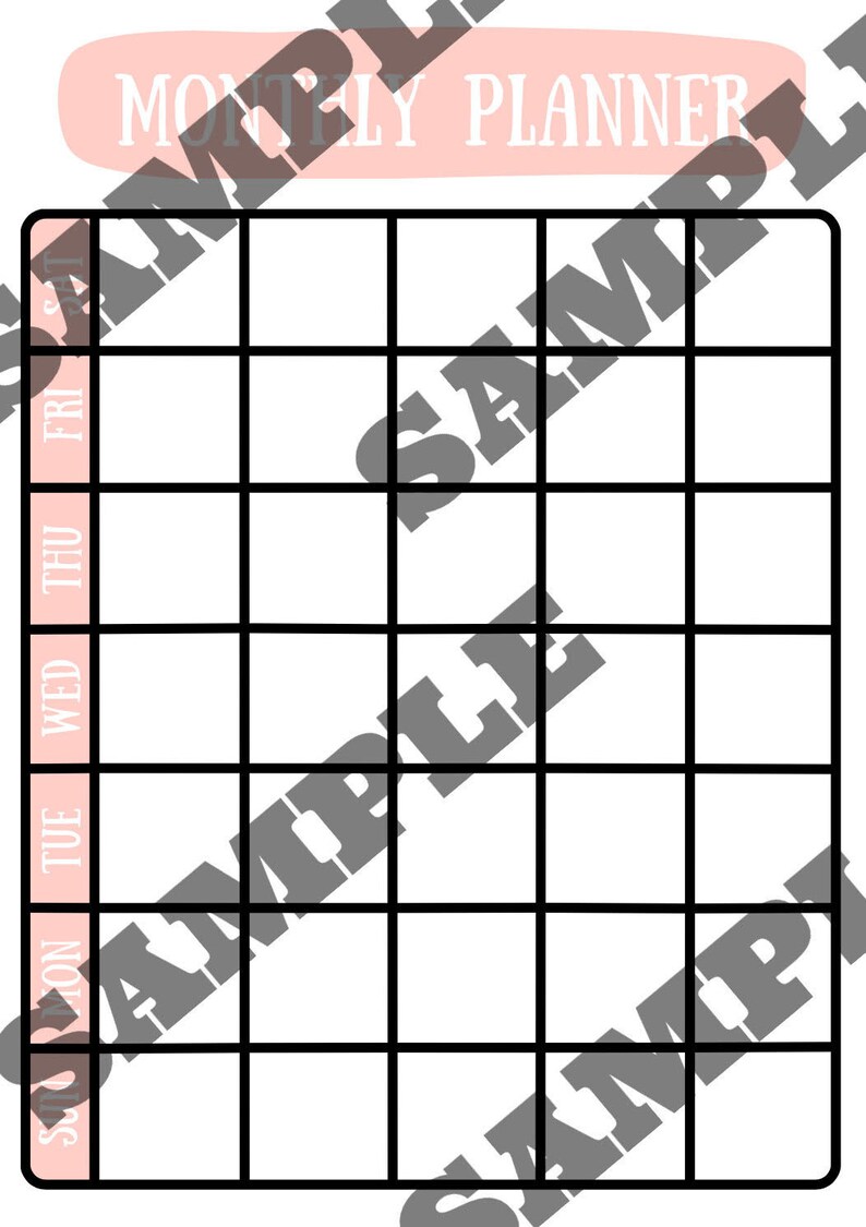 EVENT PLANNER - BASIC - Etsy