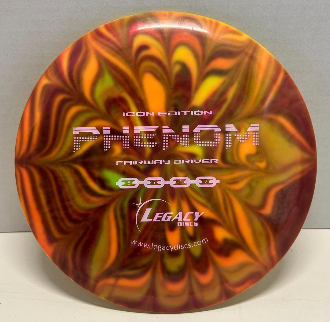 Legacy Icon Edition Phenom- Disc Golf Fairway Driver- [flight Numbers 8 ...
