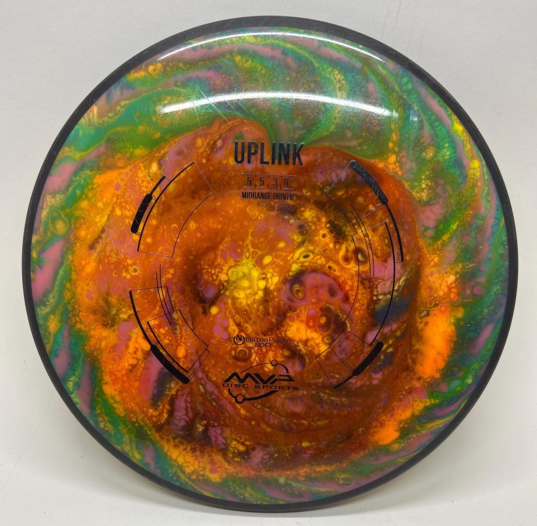 Custom Dyed MVP Neutron Soft Uplink Midrange Disc Golf Disc (179g) - Etsy