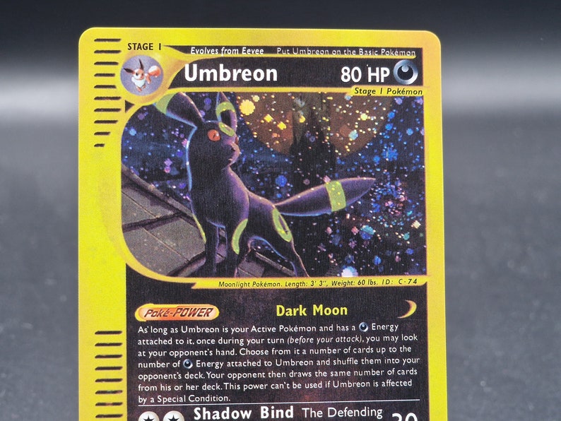 Umbreon H29/H32 Skyridge Custom Proxy High Quality Pokémon Card - Etsy