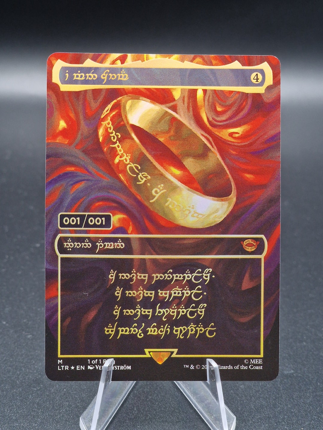 The One Ring 1/1 Custom Proxy High Quality Magic the Gathering Card - Etsy