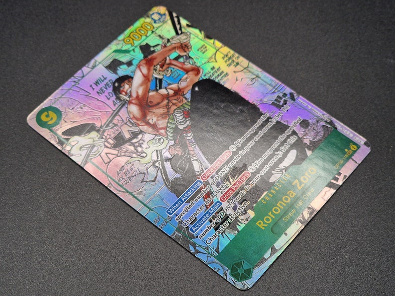 Zoro Roronoa OP06-118 Manga Eng. Custom Proxy High Quality One Piece ...