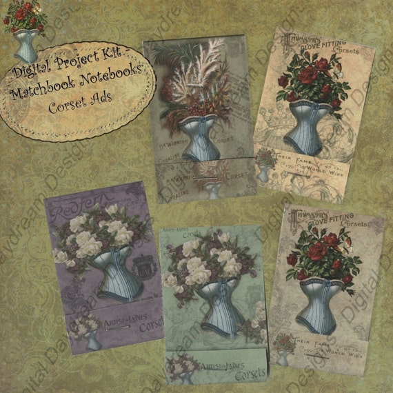 Instant Download Digital Printable Project Kit Matchbook | Etsy