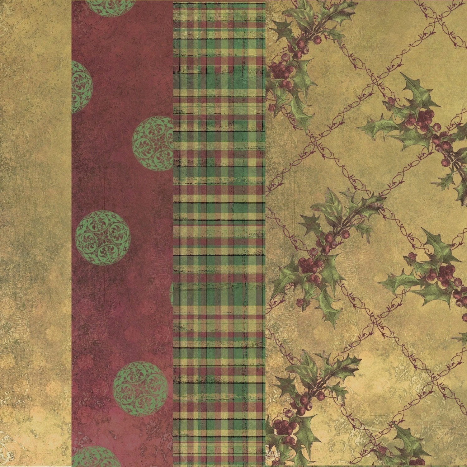 Digital Scrapbooking Background Paper Pack Colors of - Etsy