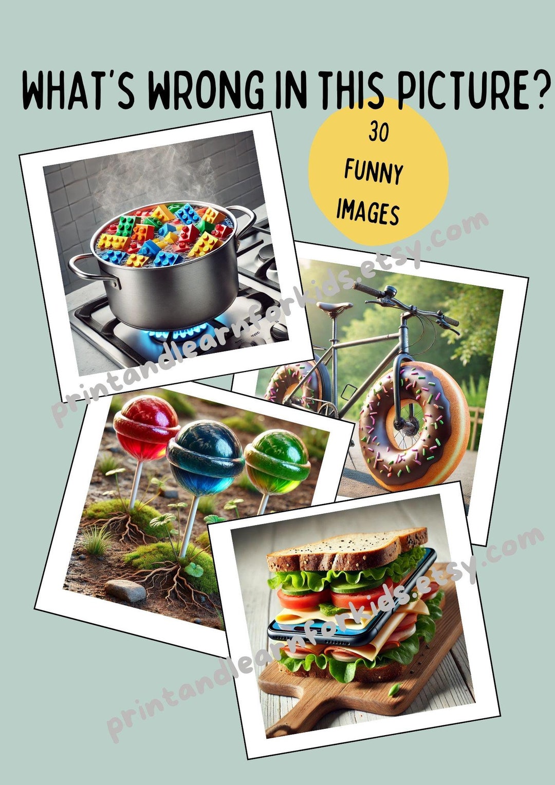 What's Wrong Pictures, Language Learning, Speech Therapy, Children's ...