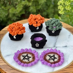 Witches Cauldron Coasters Pattern || Crochet Digital Pattern || Crochet ...