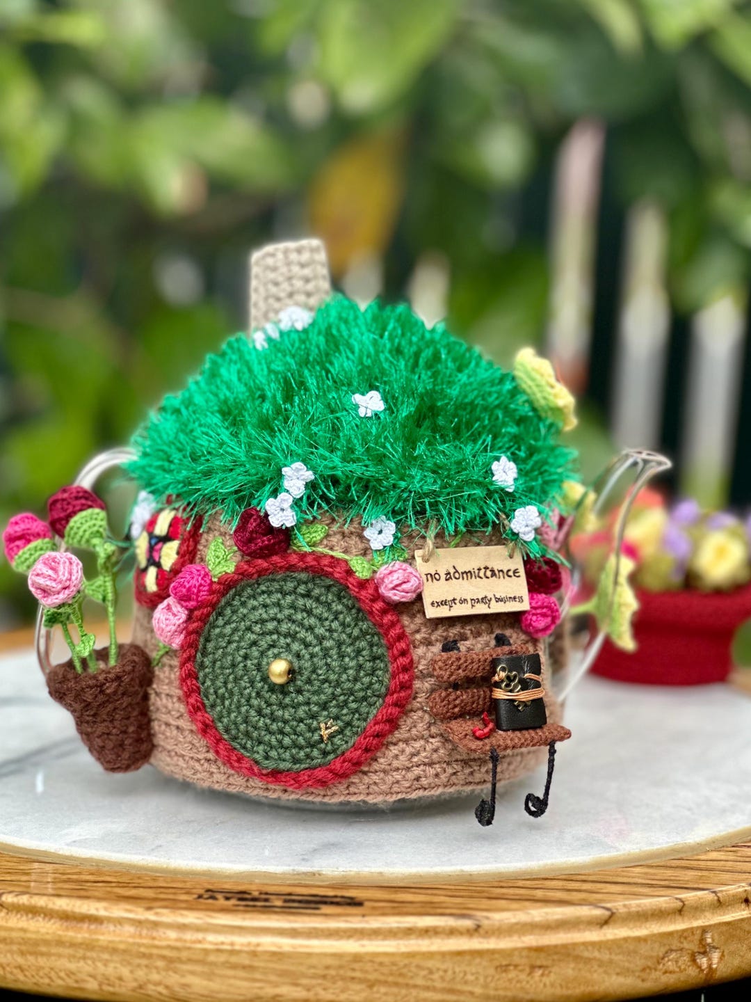 Hobbit Hole Teapot Cosy pre-order Hobbit House Cosy Flower Pot Coasters ...