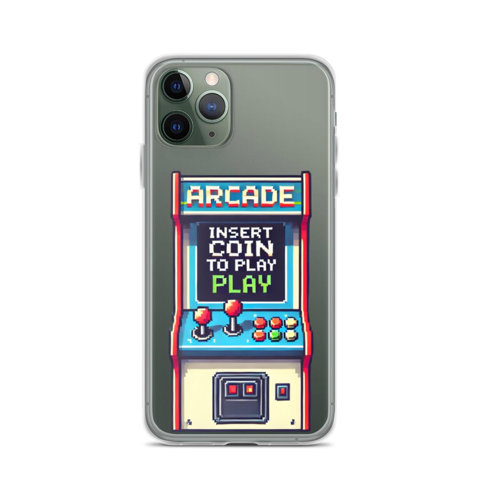 Insert Coin to Play Retro Arcade Clear Case for Iphone® - Etsy