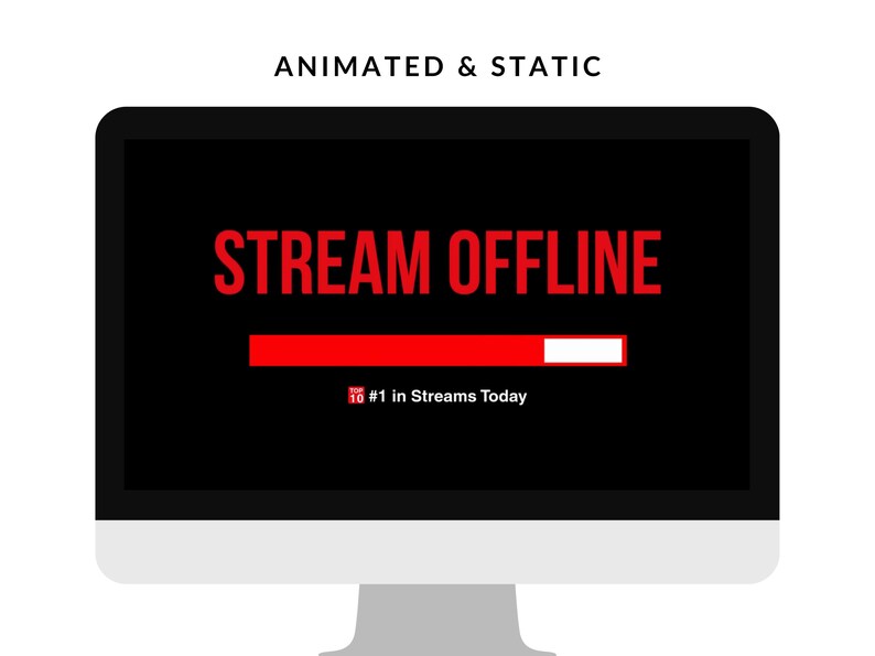 NETFLIX Twitch Overlay Stream Scenes Animated - Start, Be Right Back ...