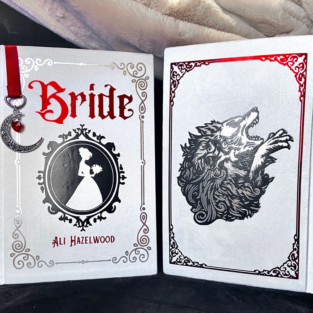 Bride Deluxe Rebound Book With Stenciled Edges | Handmade Custom ...