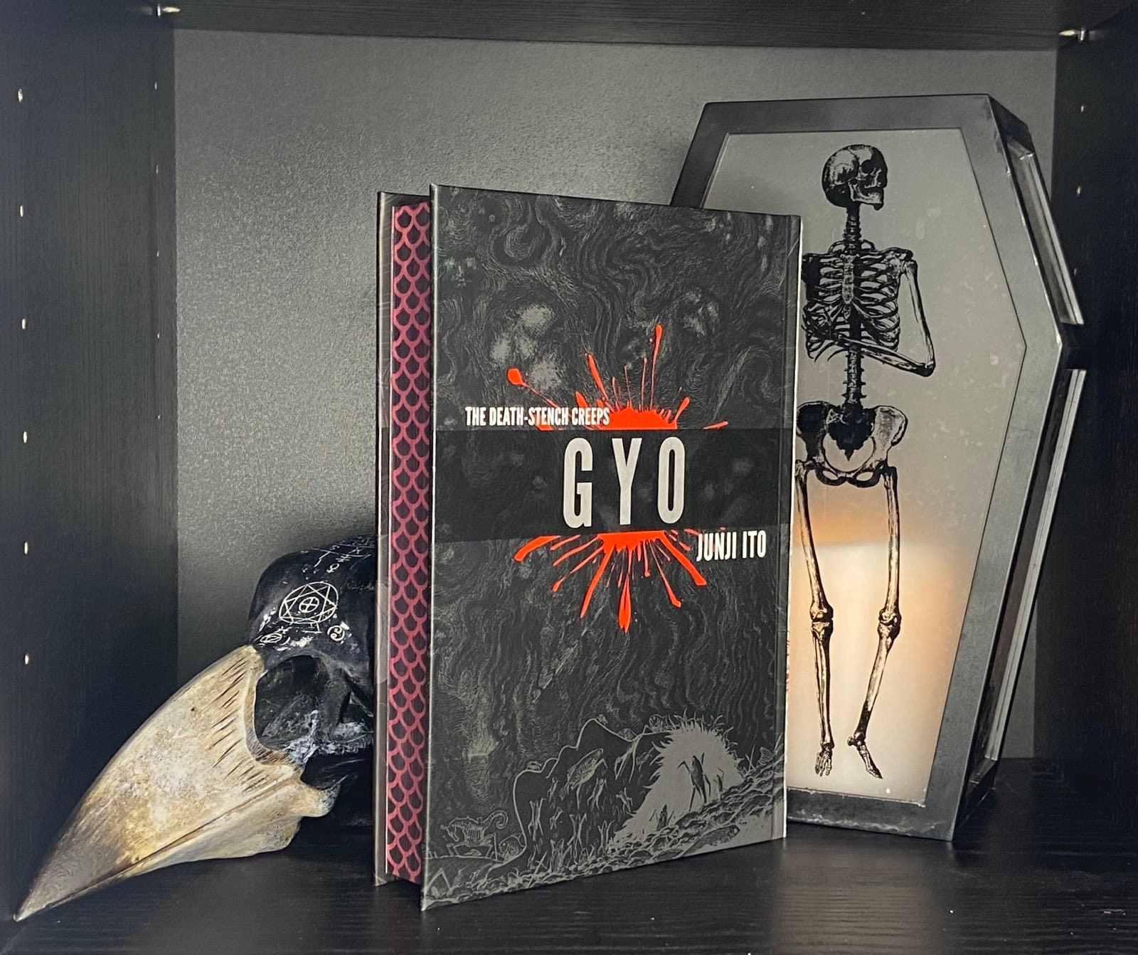 Gyo by Junji Ito Painted Edges, Horror Manga, Custom Handmade Edition ...