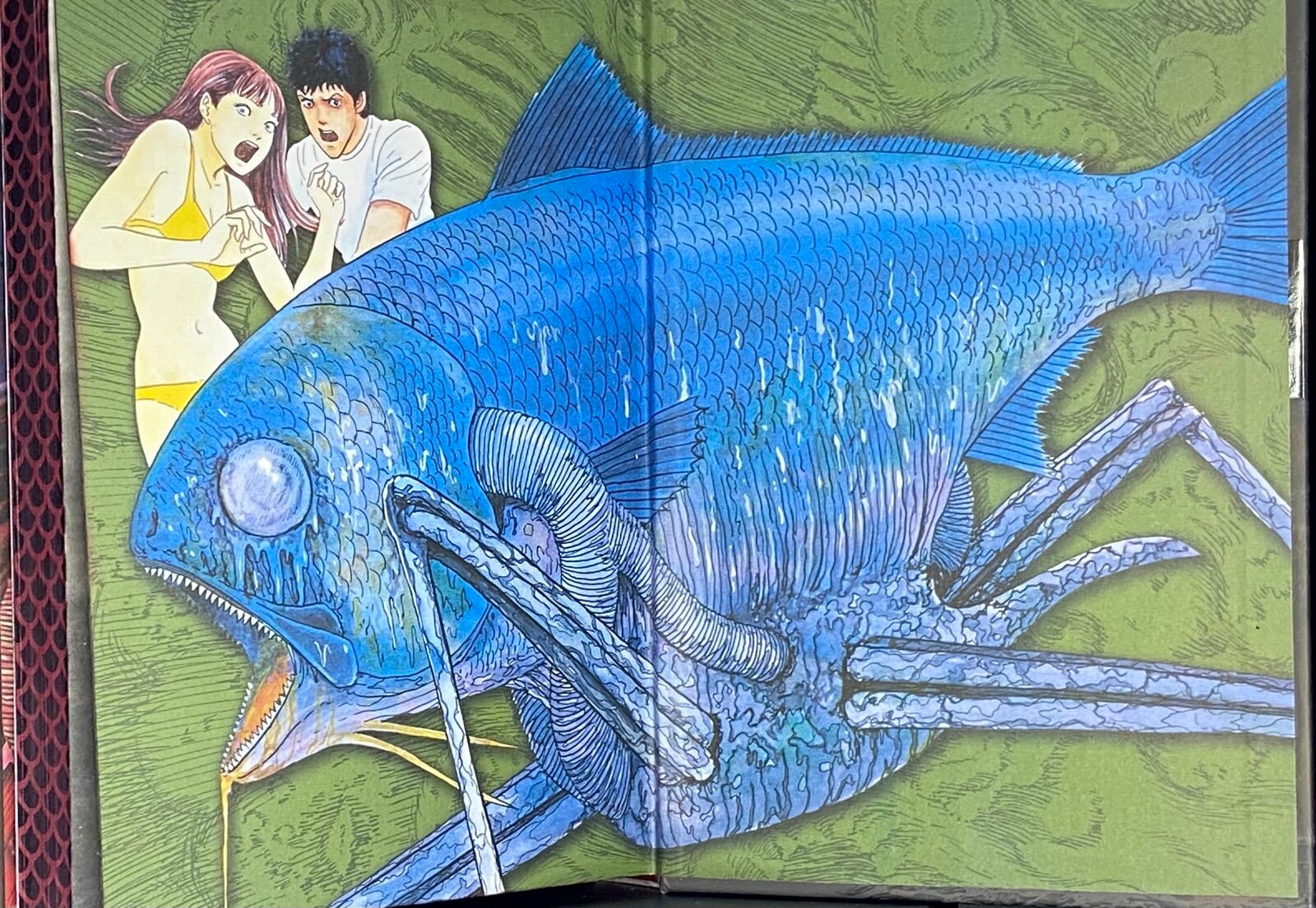 Gyo by Junji Ito Painted Edges, Horror Manga, Custom Handmade Edition ...