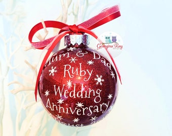 Ruby wedding gift | Etsy