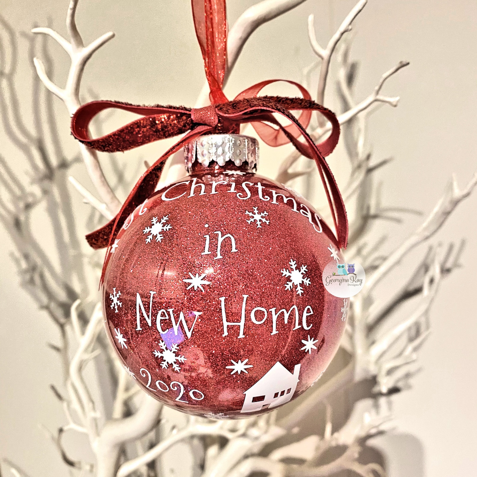 1st Christmas in Our New Home Christmas Bauble Ornament - Etsy UK