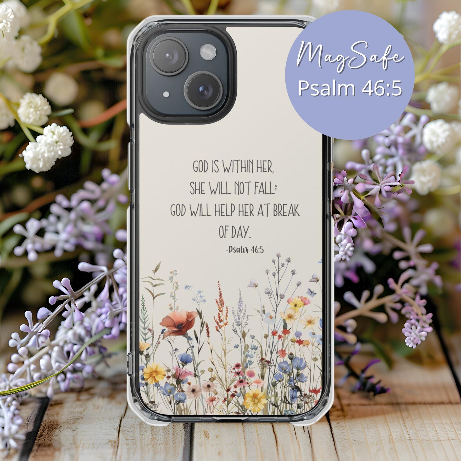 Magsafe Christian Phone Case Bible Verse Gift Religious Scripture Psalm ...