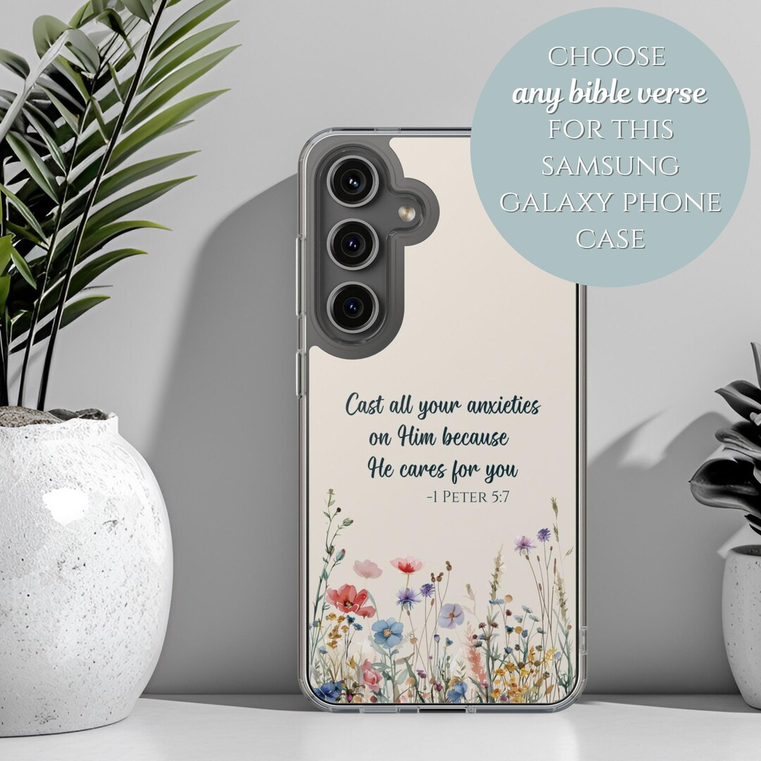 Christian Phone Case Bible Verse Gift Religious Scripture Gift for ...