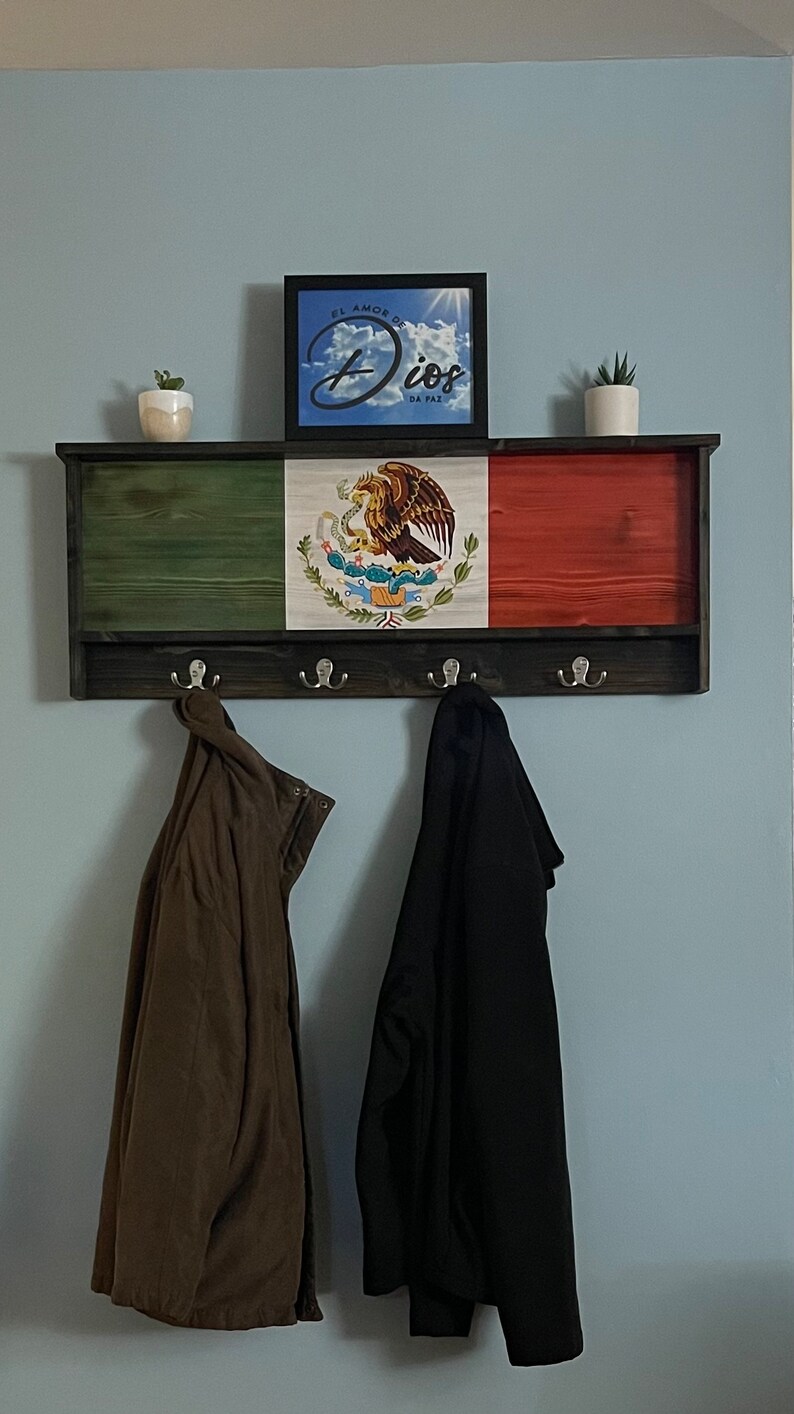 Mexico Coat Rack, Wood Coat and Hat Rack, International Coat Rack ...