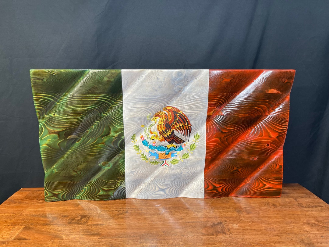 Mexico Flag, Wavy Mexican Flag, Waving International Flag, Charred Mexican Flag, Mexico Wood ...