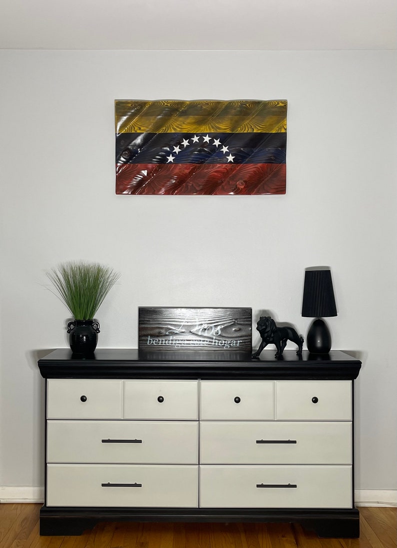 Wavy Venezuelan Flag, Waving Flag, Charred Venezuelan Flag, Venezuela ...