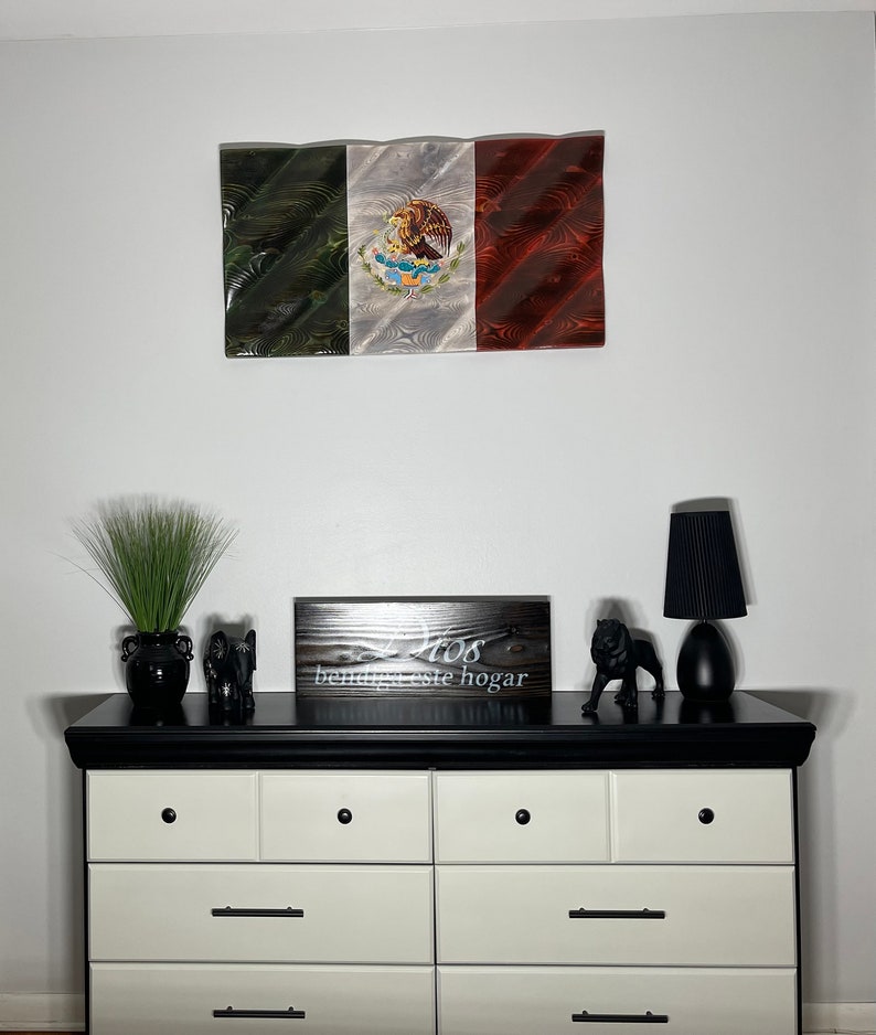 Mexico Flag, Wavy Mexican Flag, Waving International Flag, Charred ...