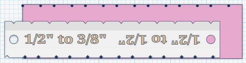 Paper Bead Marking Rulers Set of 19 and Handmade Zipper Pouch - Etsy