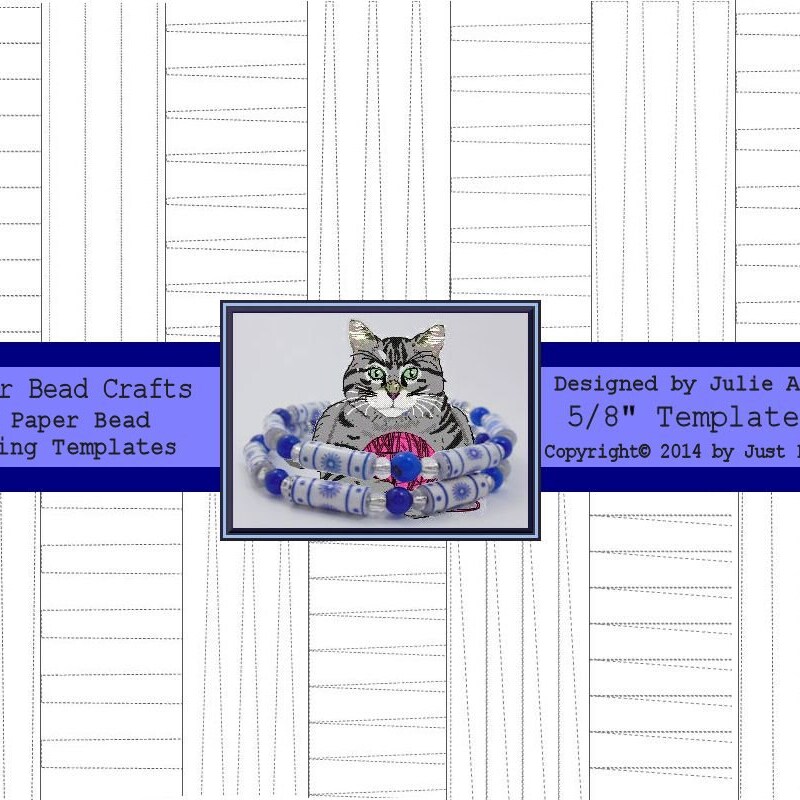 Paper Bead Template - Etsy