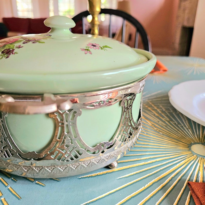 Cottagecore Royal-rochester Royalite Heat Proof Dish is Beautiful Hand ...