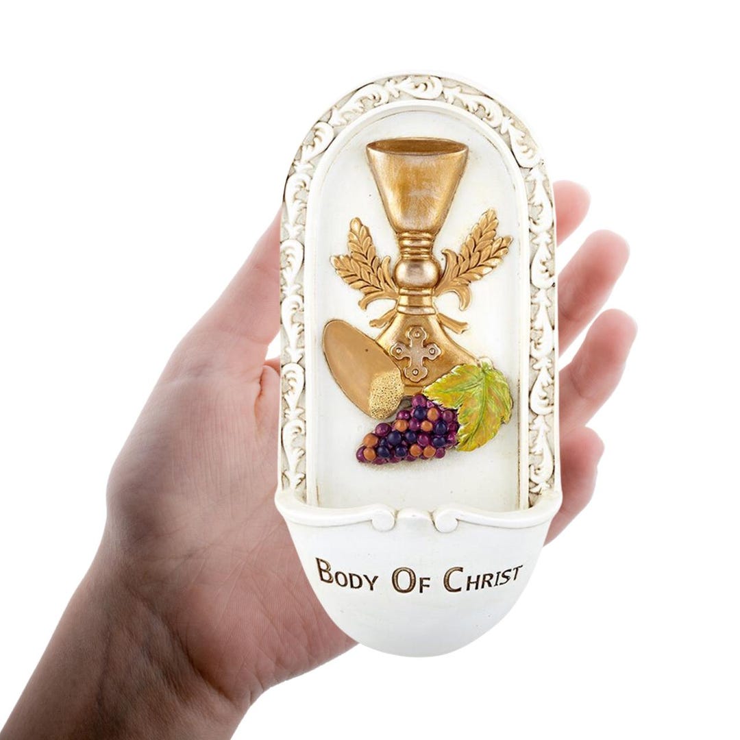 Body of Christ First Communion Holy Water Font - A Divine and Unique ...