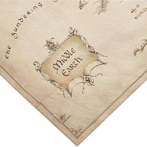 Lord of the Rings Middle Earth Map Wall Hanging,living Room Decor,extra ...