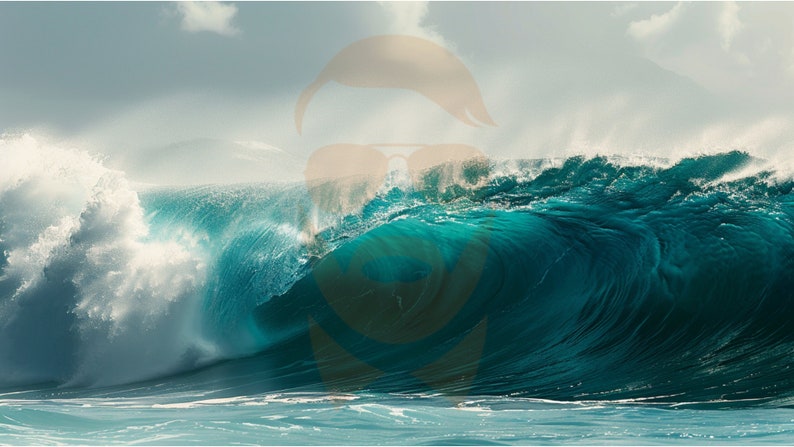 Bundle Pc/tablet Digital Wallpapers Barreling Waves - Etsy