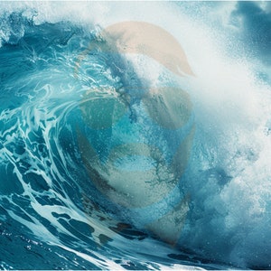 Bundle Pc/tablet Digital Wallpapers Barreling Waves - Etsy