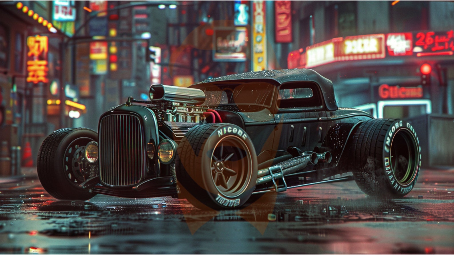 Bundle Pc/tablet Digital Wallpaper Ratrod - Etsy