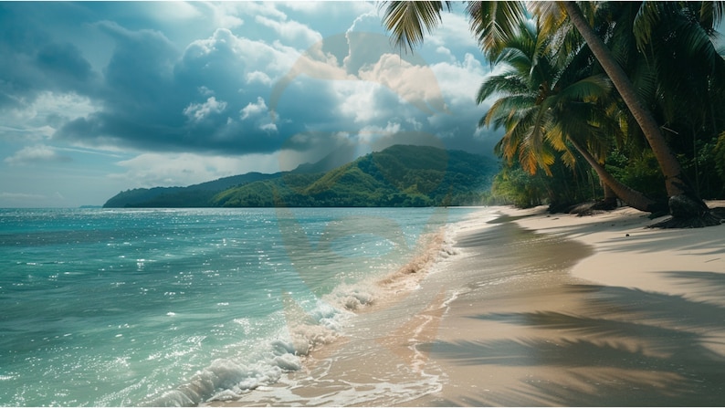 Bundle Pc/tablet Digital Wallpapers Tropical Beaches - Etsy
