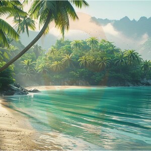 Bundle Pc/tablet Digital Wallpapers Tropical Beaches - Etsy