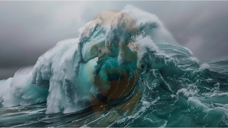 Bundle Pc/tablet Digital Wallpapers Barreling Waves - Etsy
