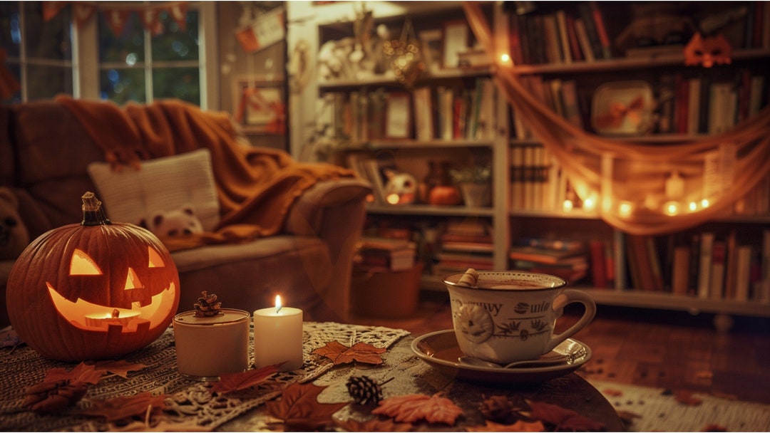 HOLIDAY Bundle Pc/tablet Digital Wallpaper Halloween Room - Etsy