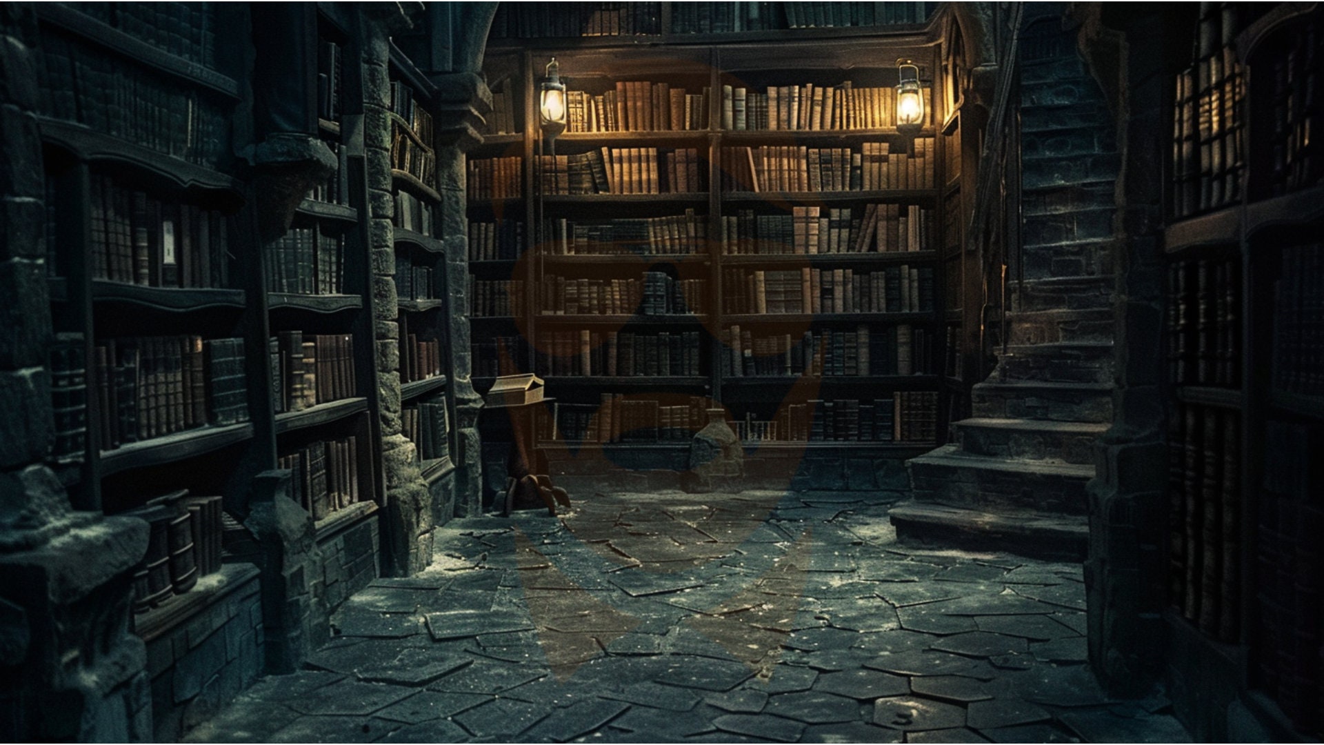 Bundle Pc/tablet Digital Wallpaper Medieval Library - Etsy