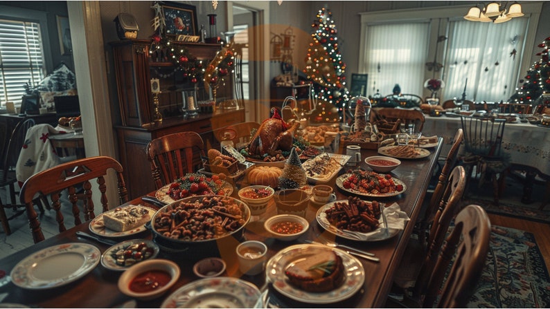 HOLIDAY Bundle Pc/tablet Digital Wallpaper Christmas Dinner - Etsy