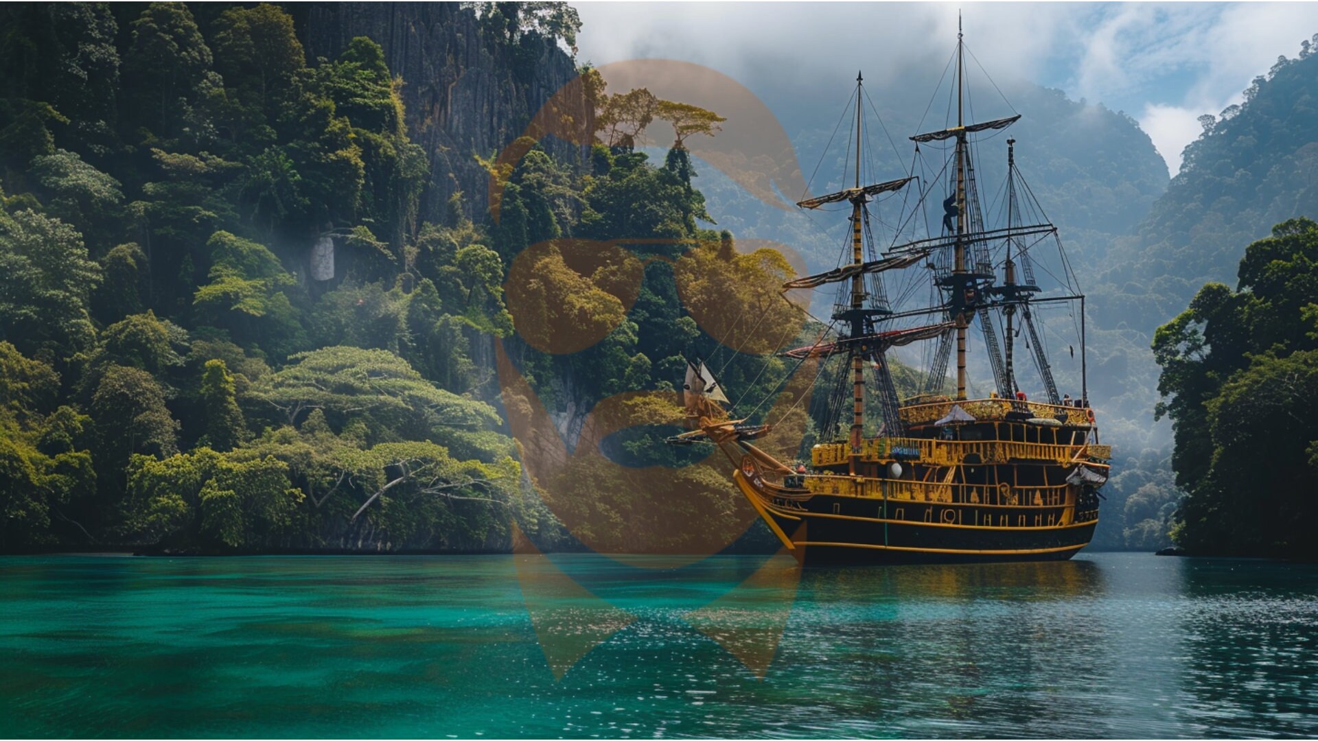 Bundle Pc/tablet Digital Wallpaper Pirate Ships - Etsy