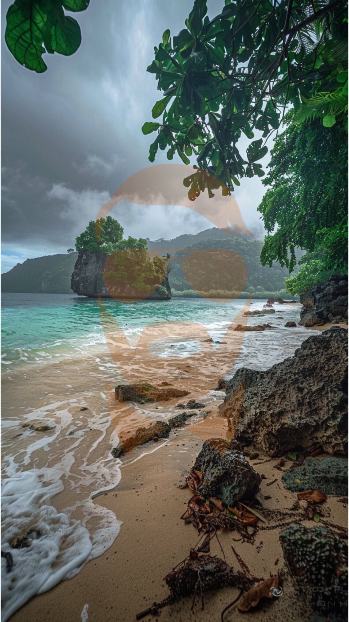 Bundle Digital Phone Wallpaper Tropical Island - Etsy