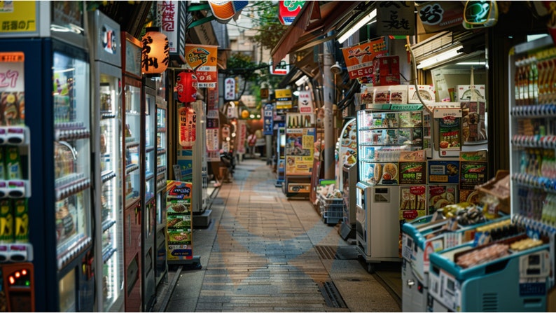 Bundle Digital Pc/tablet Wallpaper Japan Vending Machines - Etsy