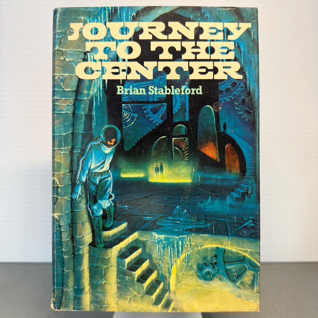 Journey to the Center - Brian Stableford - 1982 - Vintage Scifi - Etsy