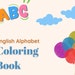 English Alphabet Coloring Book - Etsy