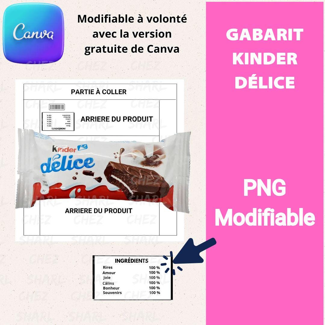 DOWNLOAD Template Soft Kinder Delight Blank Editable Template on Canva ...