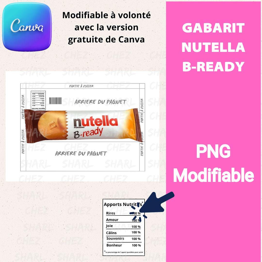 DOWNLOAD Nutella B Ready Template Blank Editable Template on Canva ...
