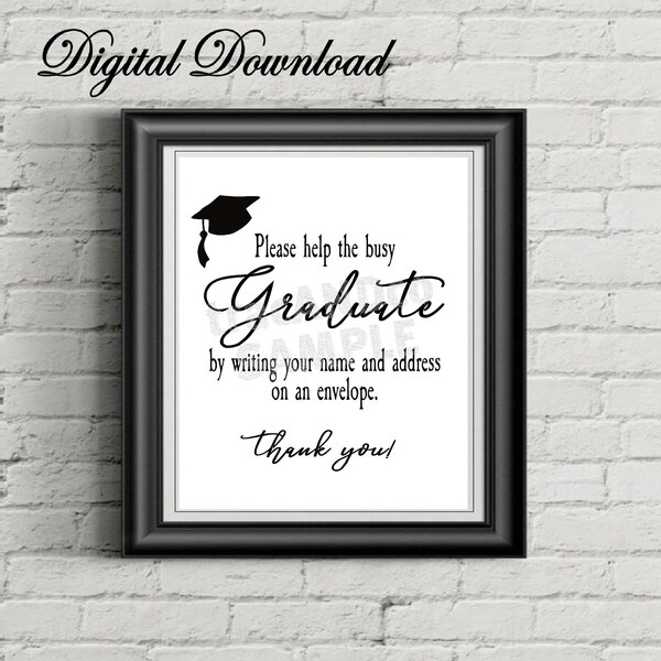 Address an Envelope Sign - Etsy